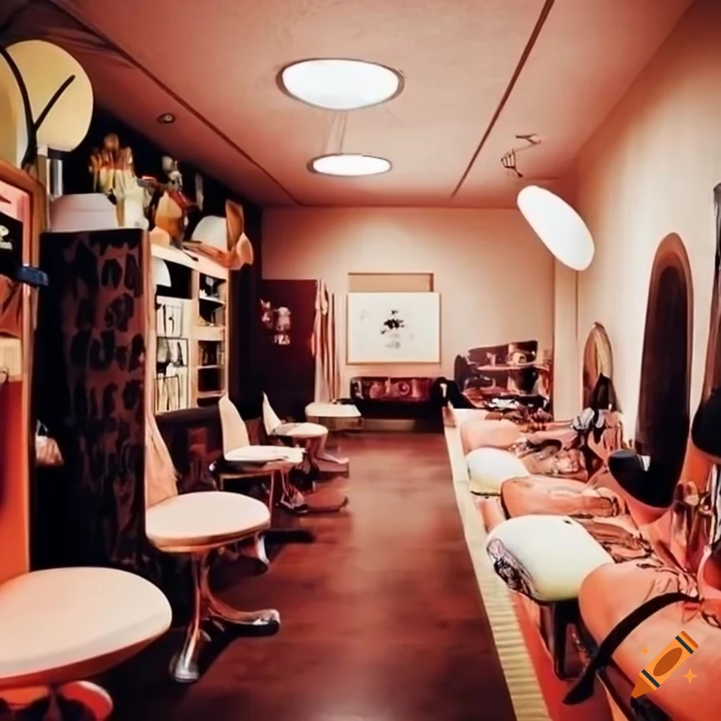 Avant-garde beauty salon with eclectic decor on Craiyon