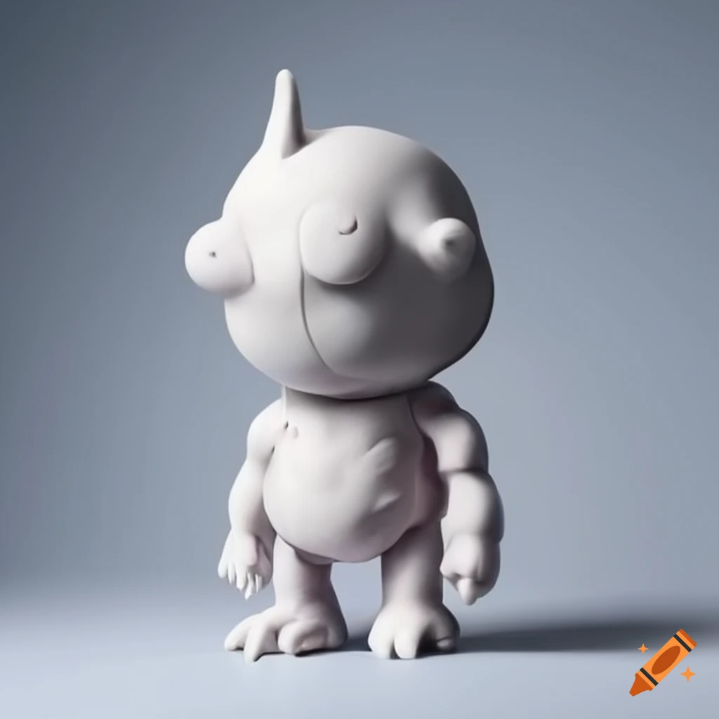 Designer toy monster on Craiyon