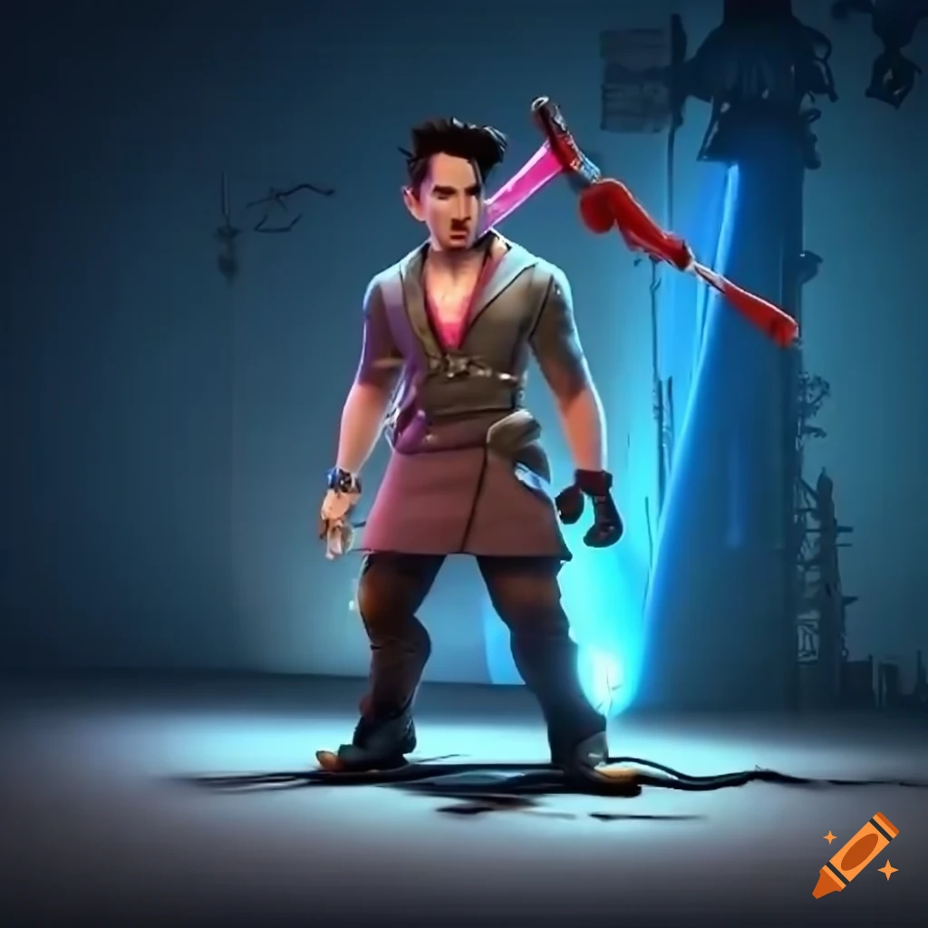 Markiplier 3D render in Super Smash Bros Ultimate on Craiyon