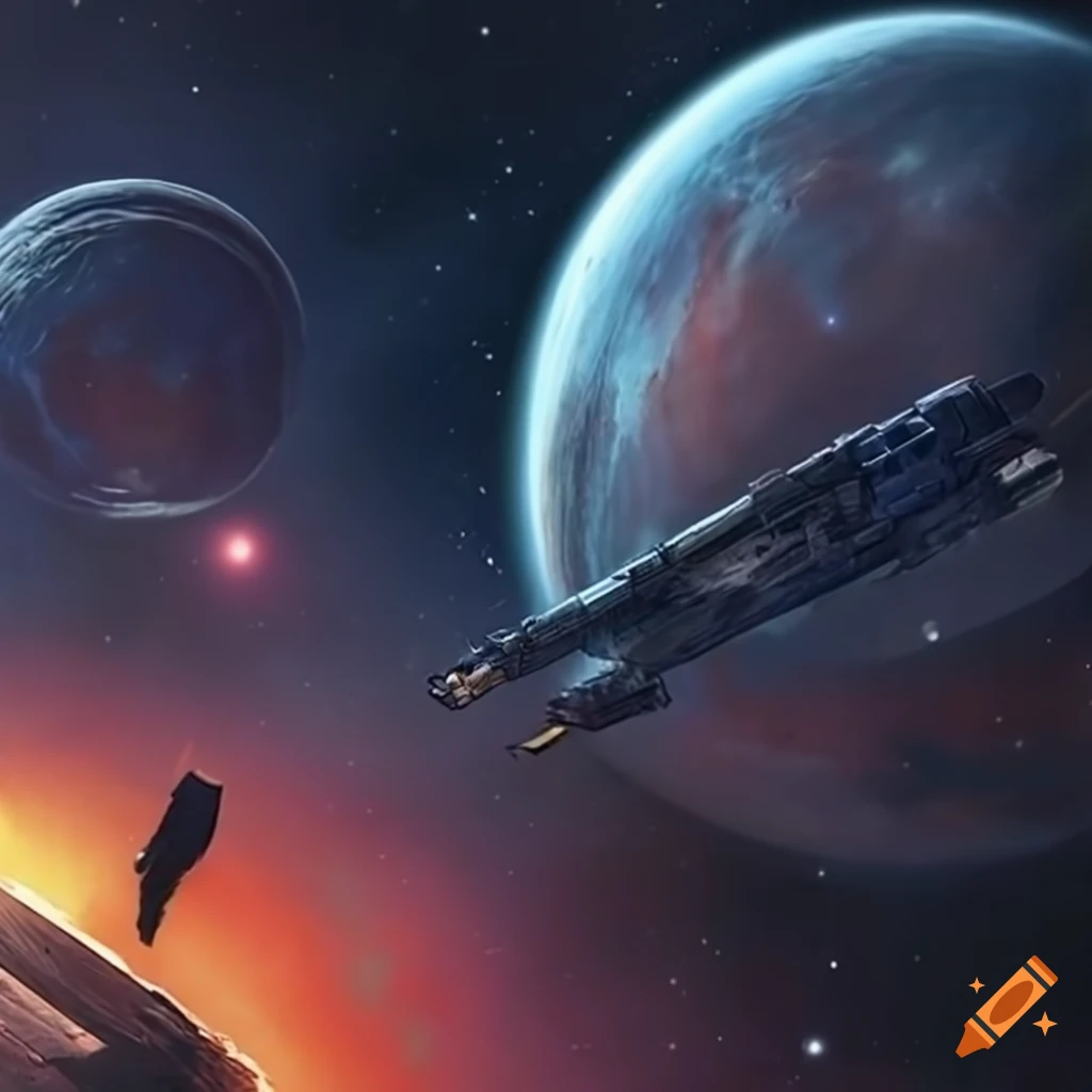 Planet from the star wars universe on Craiyon