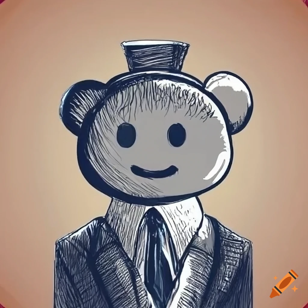 Reddit logo profile picture in a lawyer costume on Craiyon