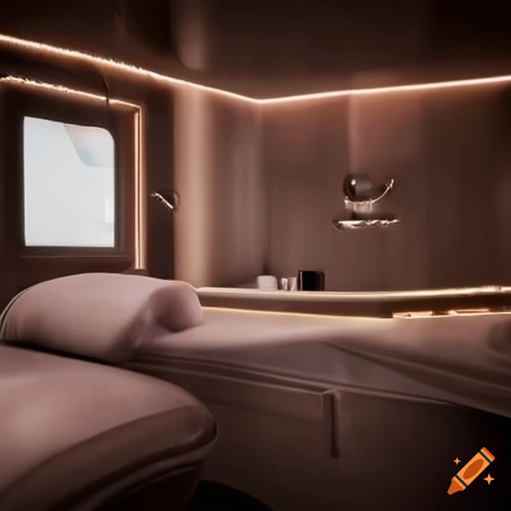 Luxury beauty salon and massage cabin on Craiyon