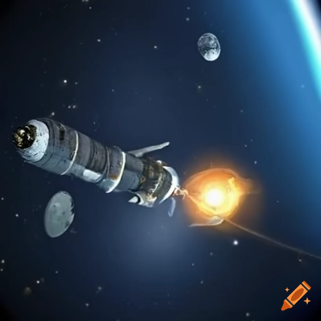 Space junk on Craiyon