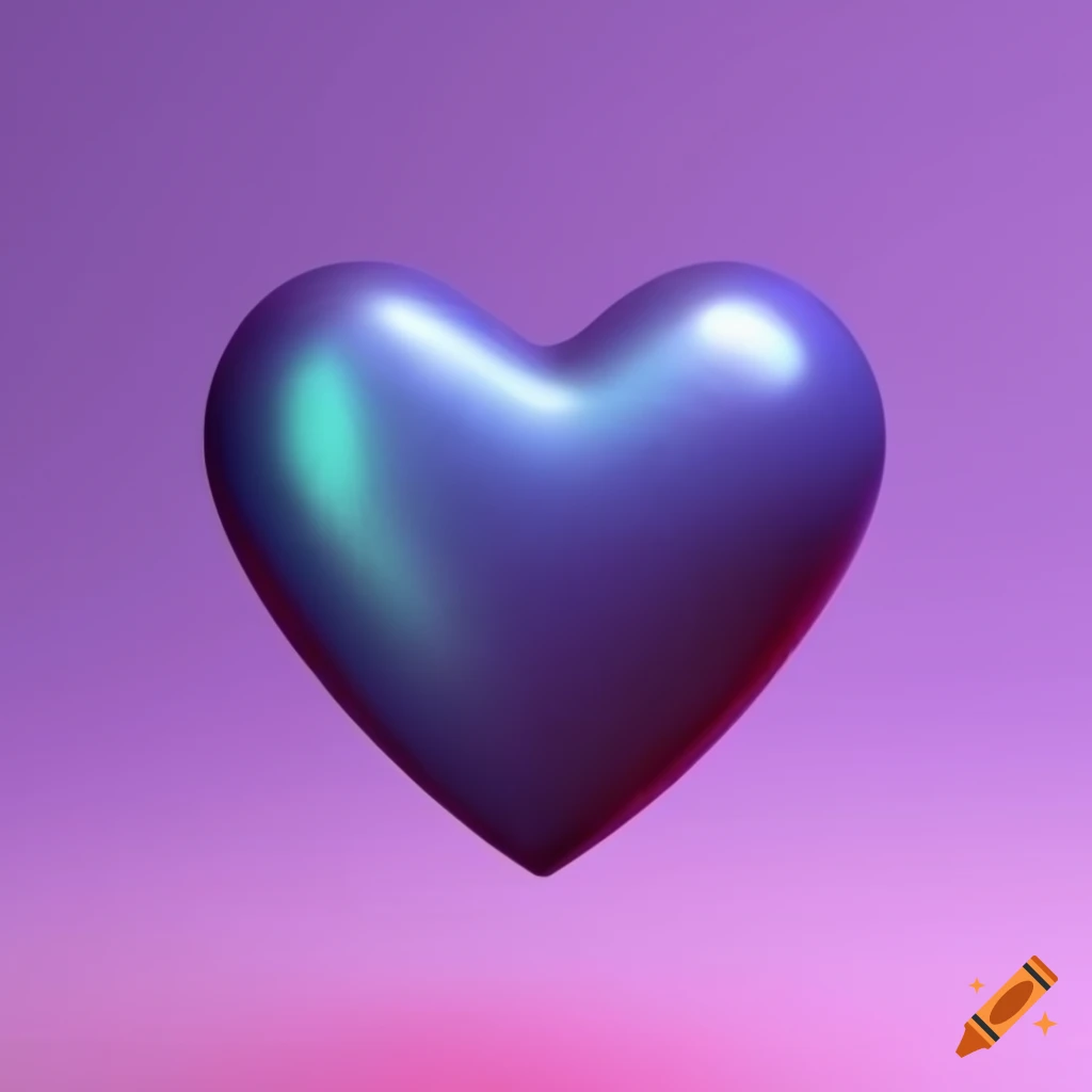 3d heart game icon with studio lighting on Craiyon