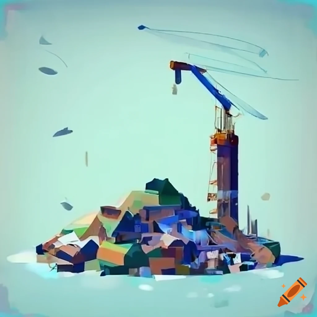 Recyclable waste usage scheme for affordable rural development on Craiyon