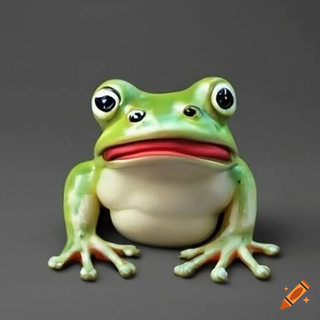 Smiling frog by japanese artist matsumoto hoji on Craiyon