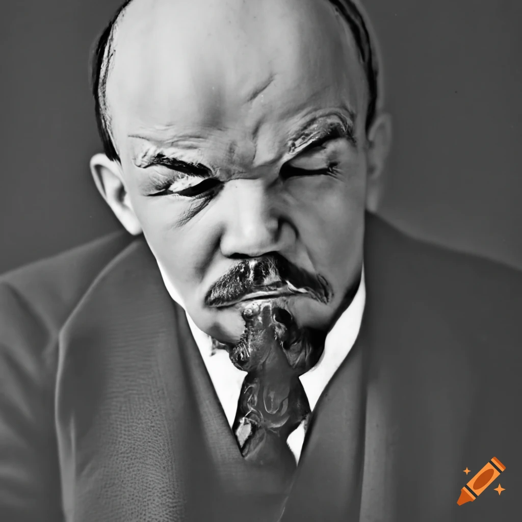 Crying lenin on Craiyon