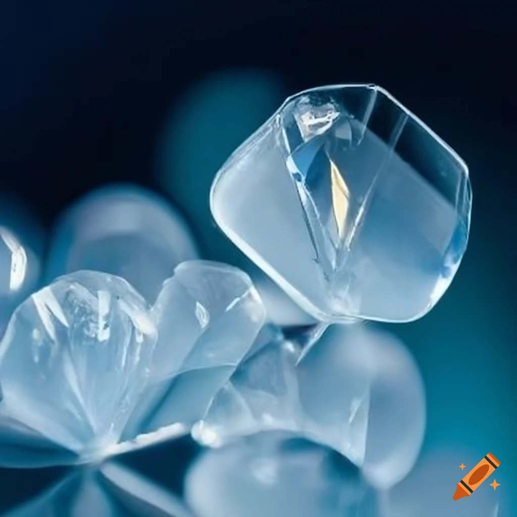 A crystal-clear object on Craiyon