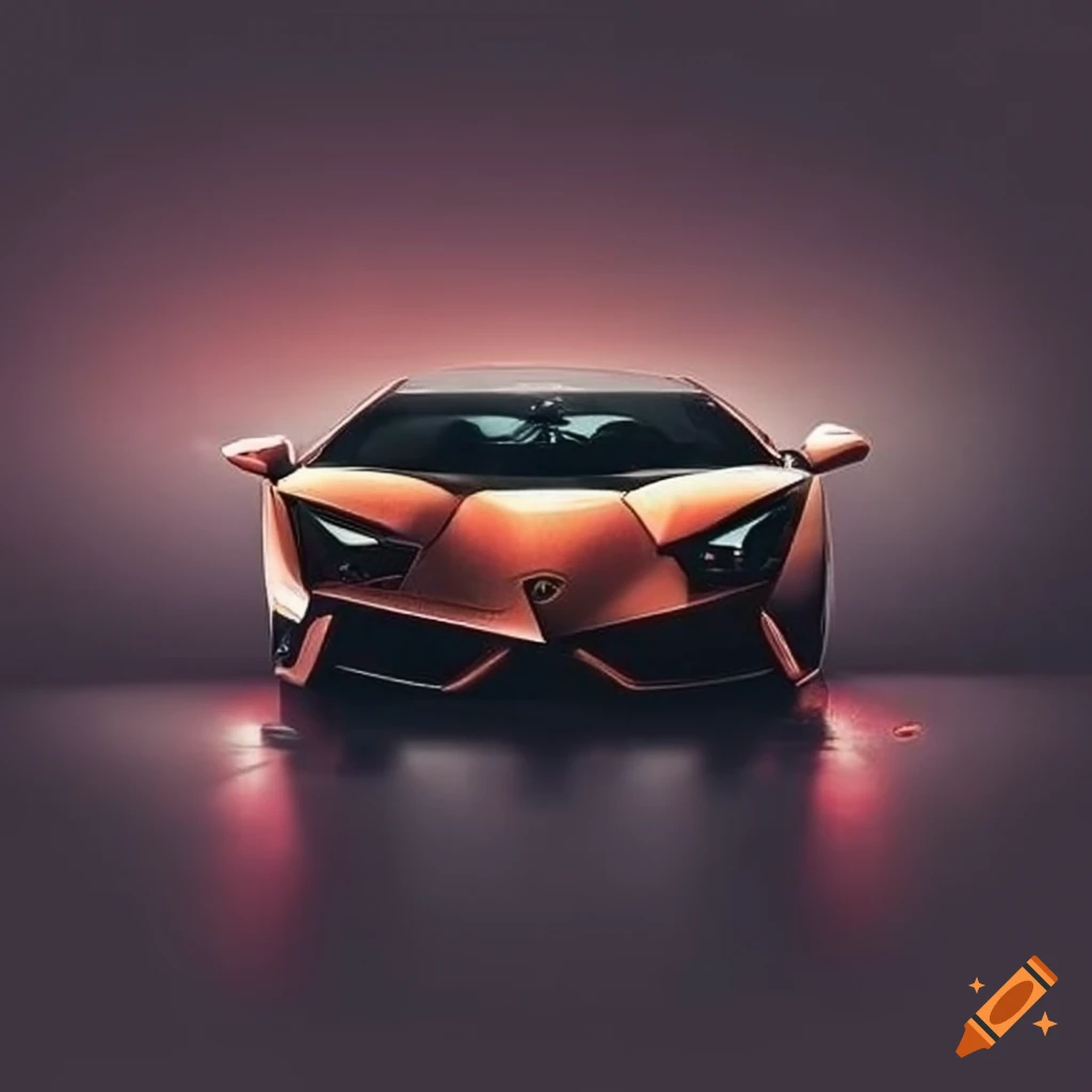 Lamborghini car on Craiyon