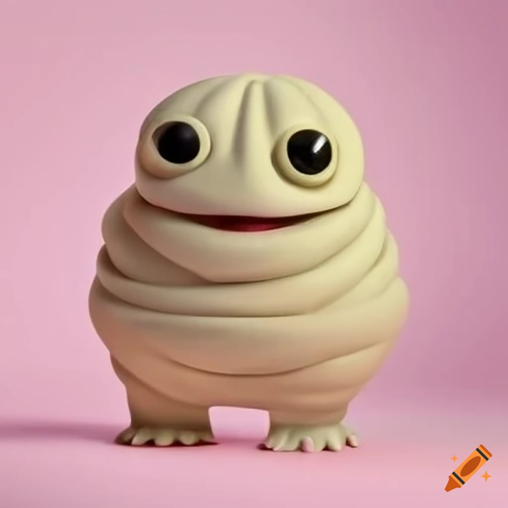 Blank designer toy monster on Craiyon