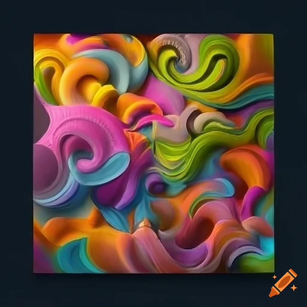 Abstract diorama with intricate layering and spectacular lighting on Craiyon