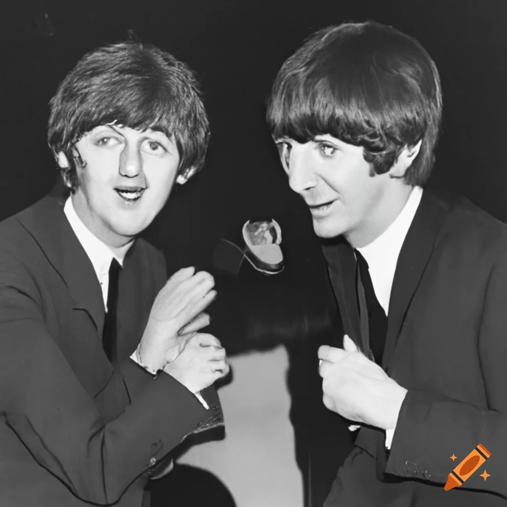 The beatles in a surreal fight with a sloth on Craiyon
