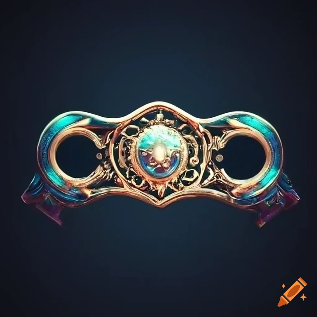 Front view of a noble magic belt on Craiyon