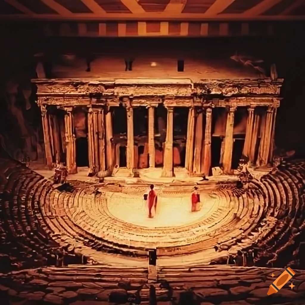 Ancient greece theater on Craiyon