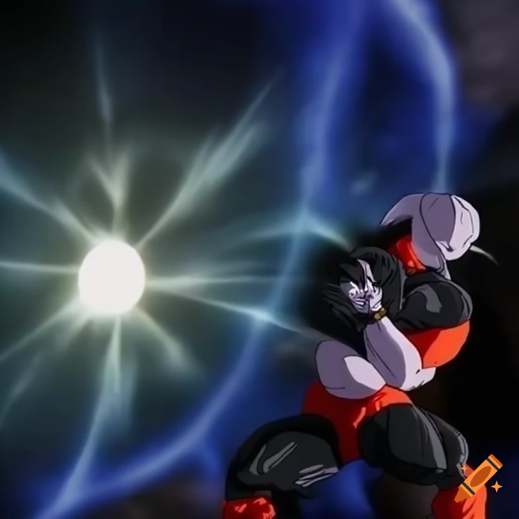 Iconic battle between goku and jiren from dragon ball z in high ...