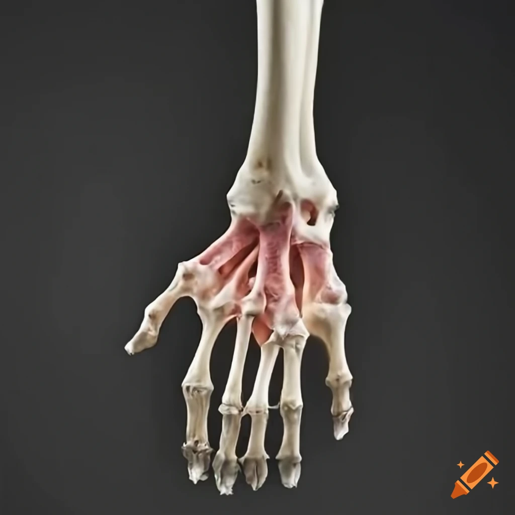 Illustration of arthritis and bone problem on Craiyon