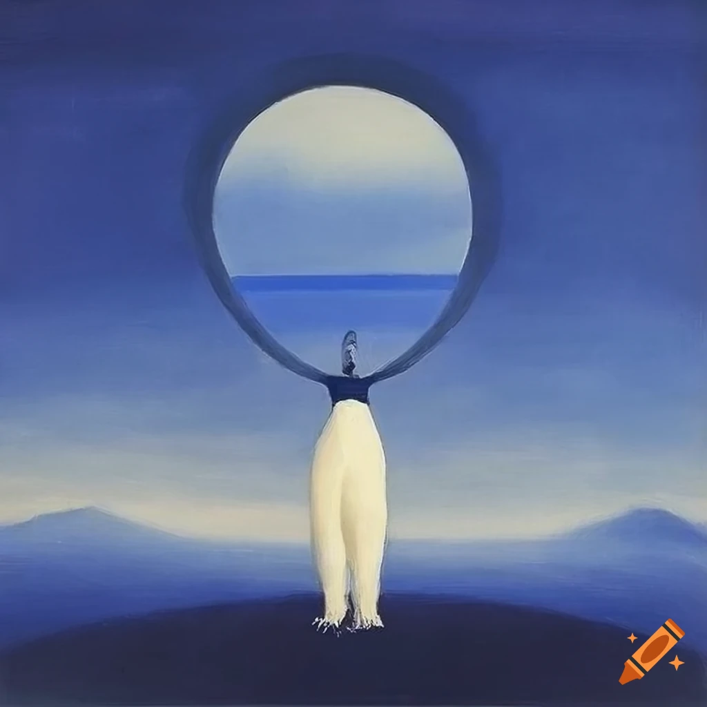 Tree with twisting branches and flying swallow by rene magritte on Craiyon