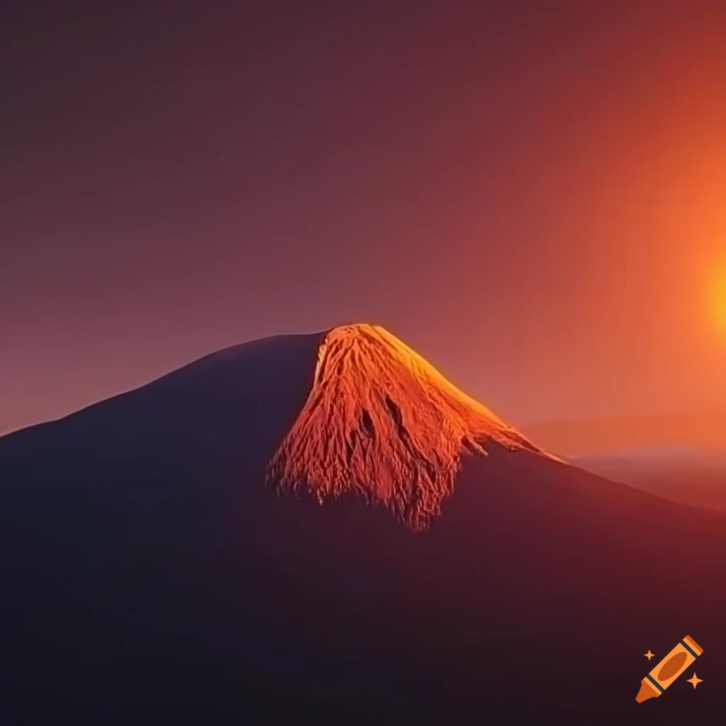 38 kilometers tall volcano-shaped mountain on a rocky planet with 2 ...
