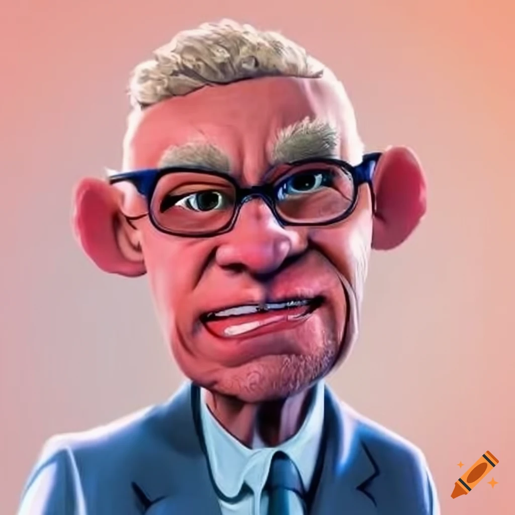 Cartoon image of carl pinder jr on Craiyon