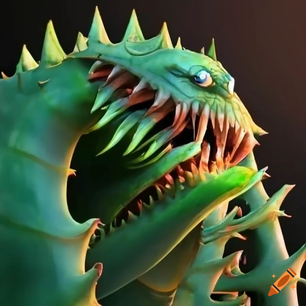 Aloe monster on Craiyon