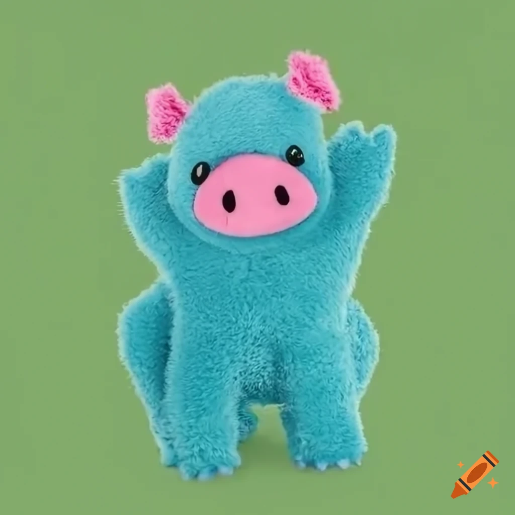 Famous fuzzy frog creature and preppy pig character enjoying a stroll ...