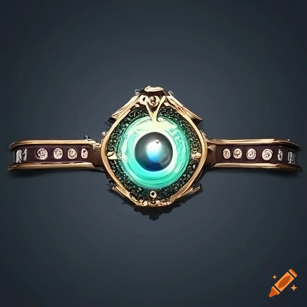 Front view of a noble magic belt on Craiyon