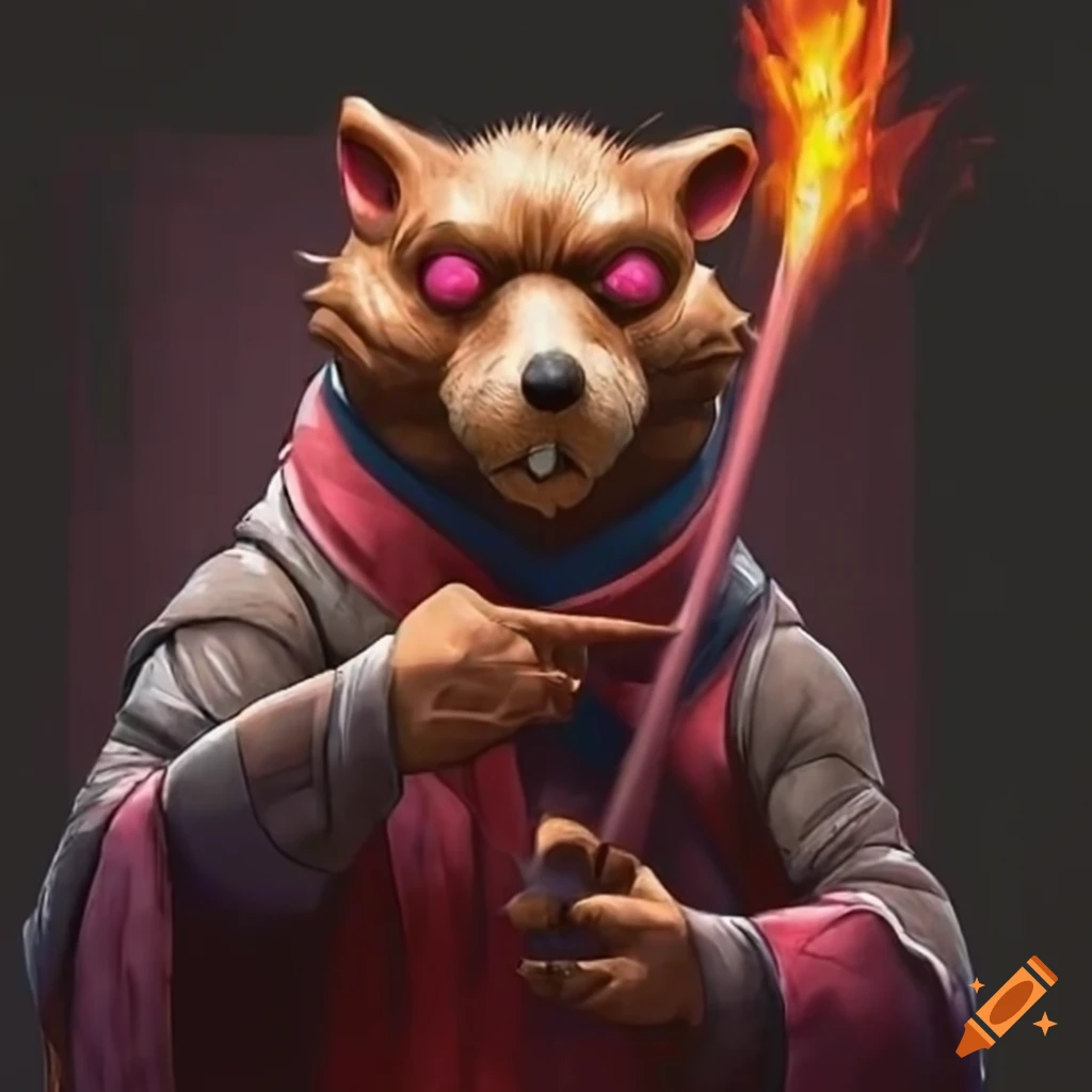 Master splinter on Craiyon