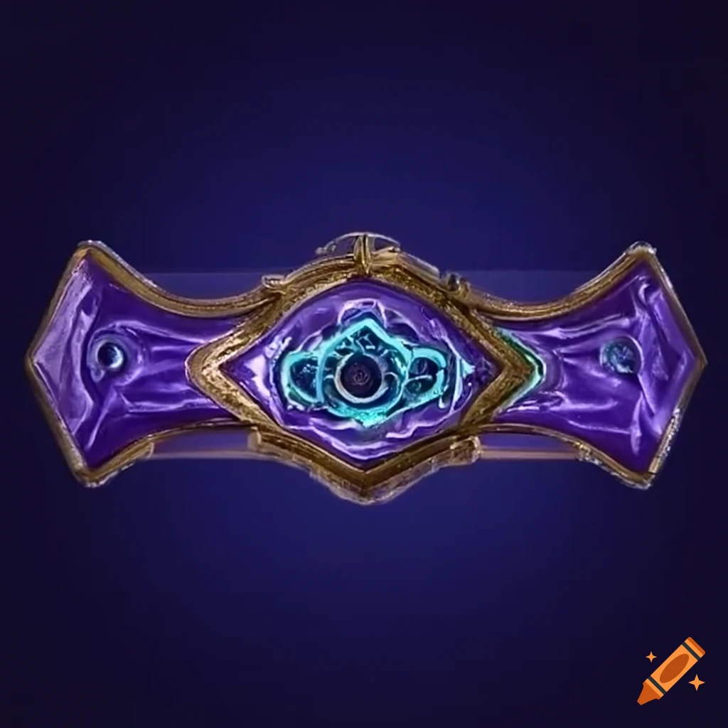 Front view of a noble magic belt on Craiyon