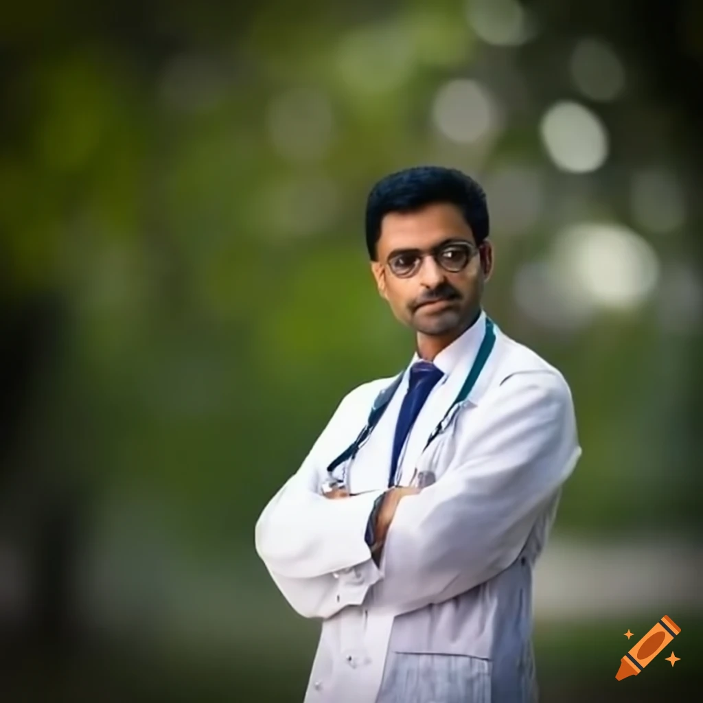 Indian doctor on Craiyon