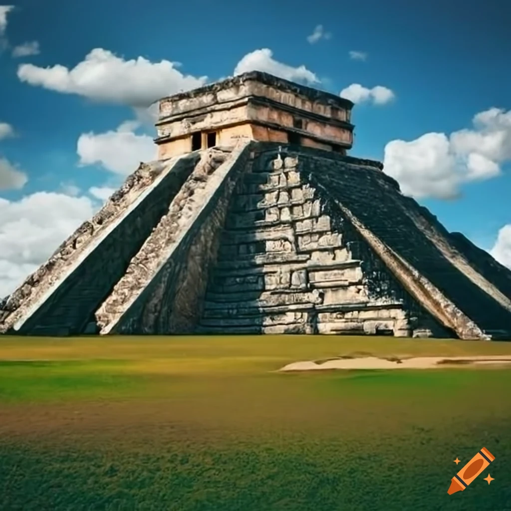 Mayan temple on Craiyon