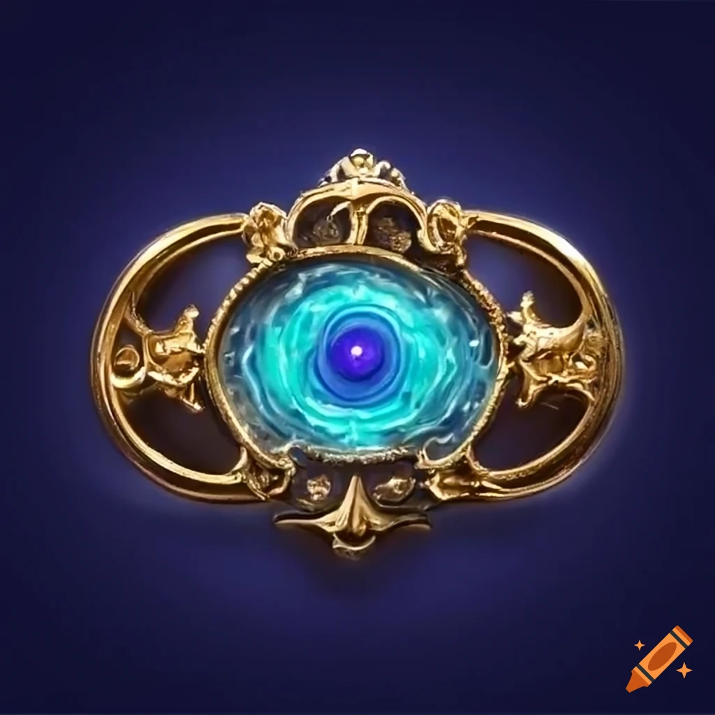 Front view of a noble magic belt on Craiyon