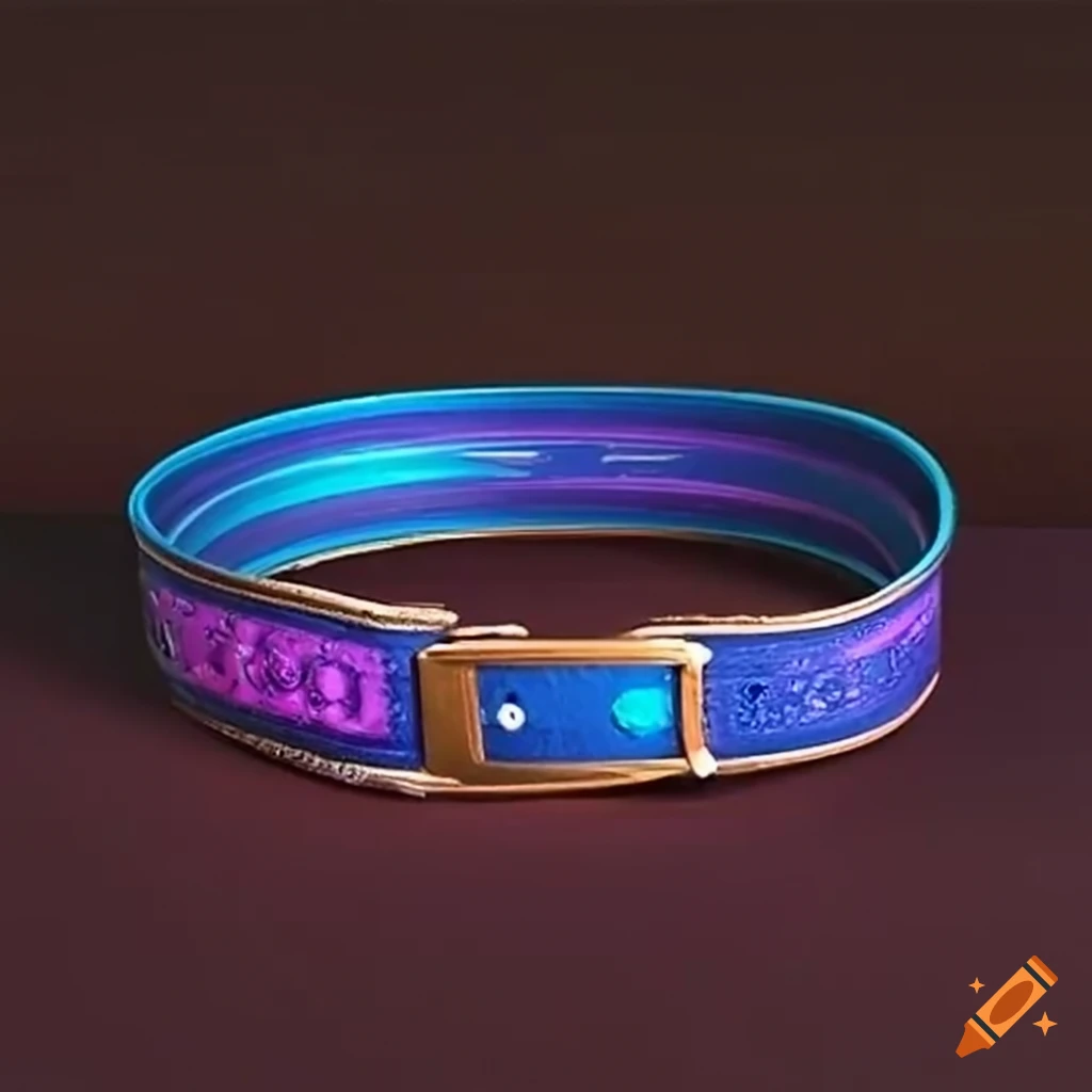 Front view of a noble magic belt on Craiyon