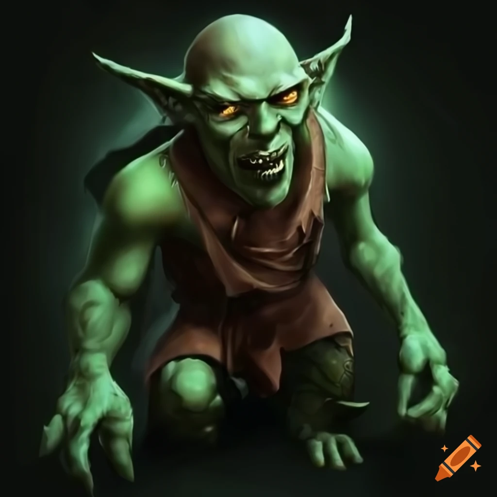 Fantasy goblin creature on Craiyon