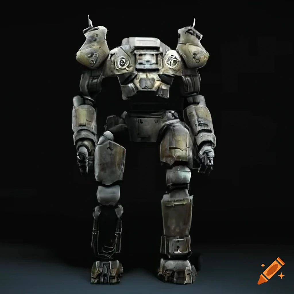 Fallout mech armor on Craiyon