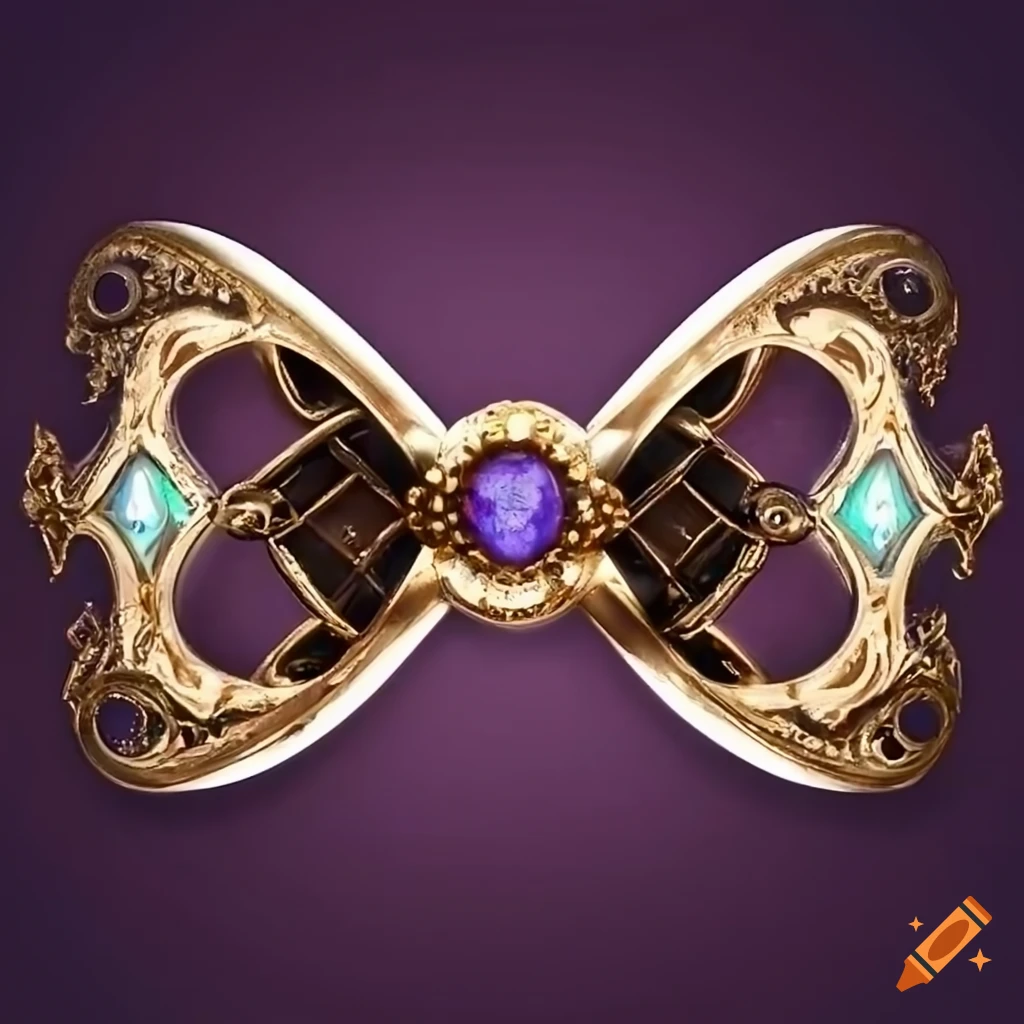 Front view of a noble magic belt on Craiyon