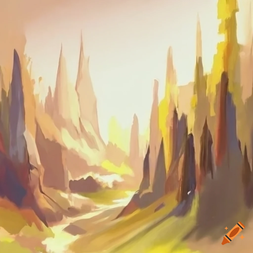 Landscape on Craiyon