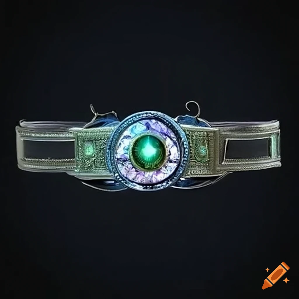 Front view of a noble magic belt on Craiyon