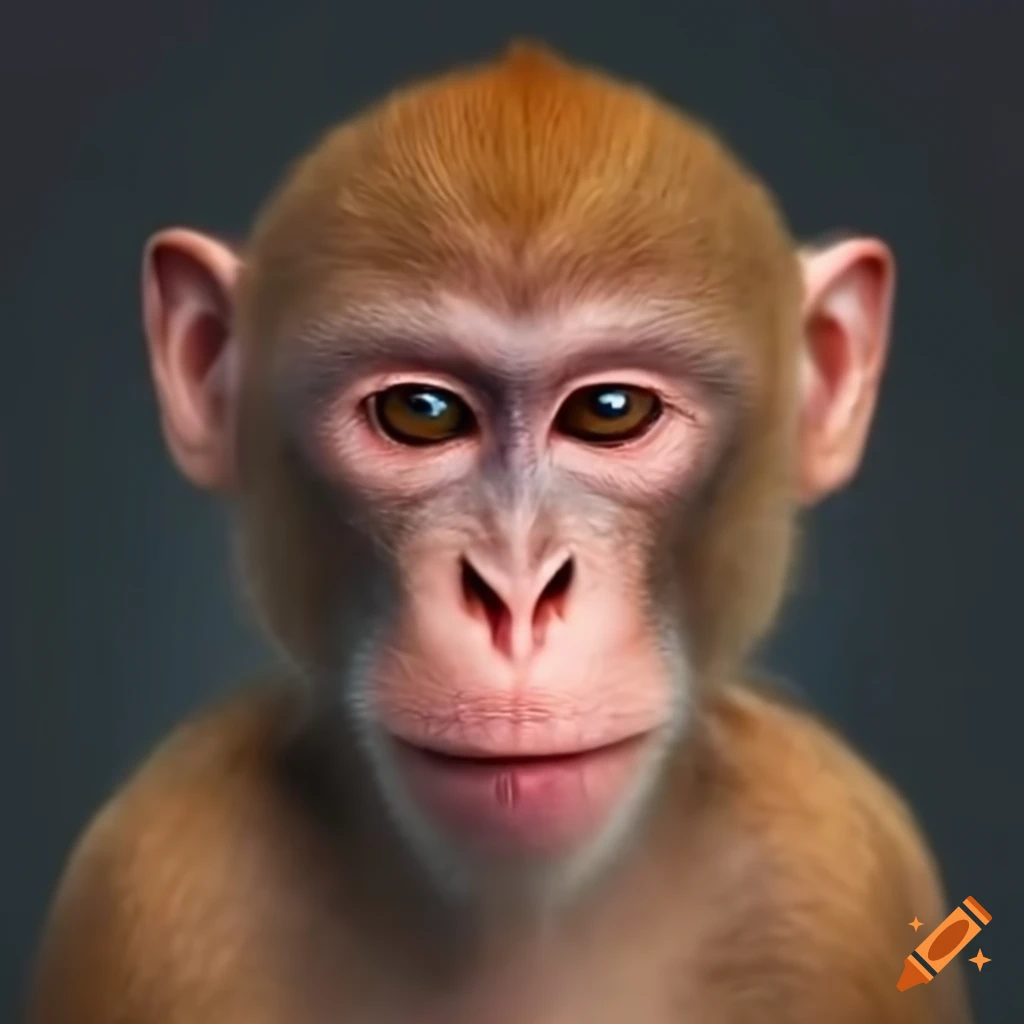 Mewing monkey on Craiyon