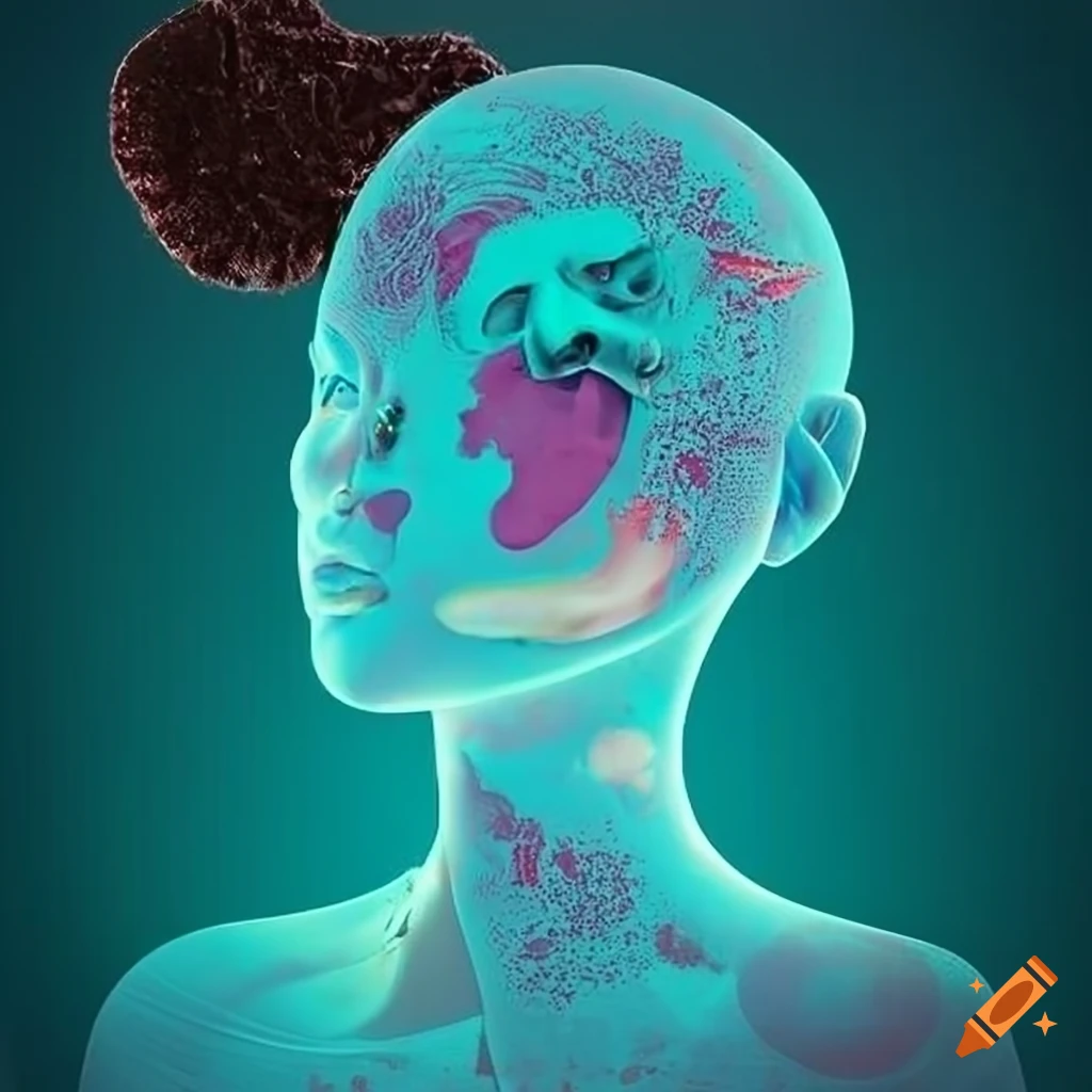 Skin health flyer graphic design on Craiyon