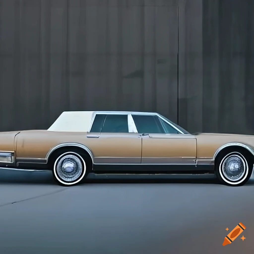 1978 Lincoln Continental Sedan futuristic concept car in full-length ...