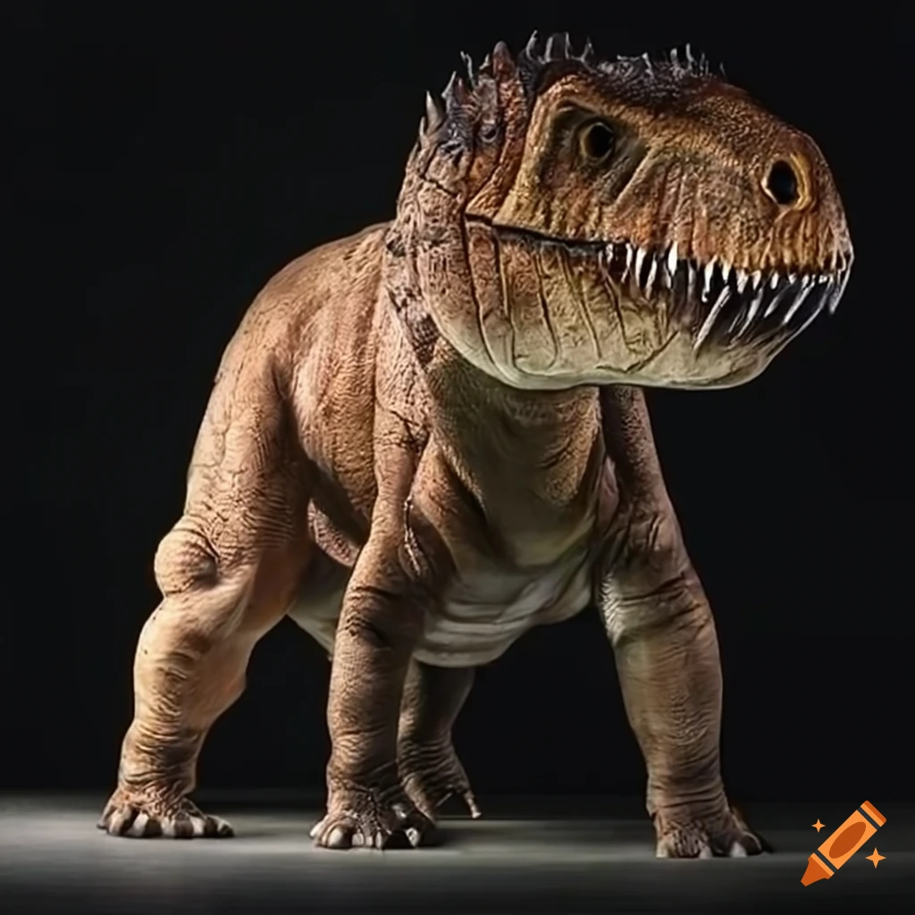 Realistic dinosaur illustration on Craiyon