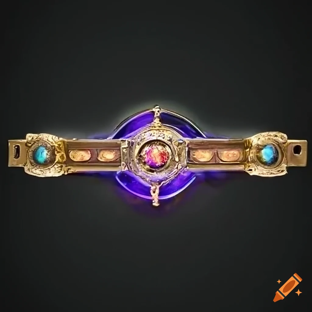 Front view of a noble magic belt on Craiyon