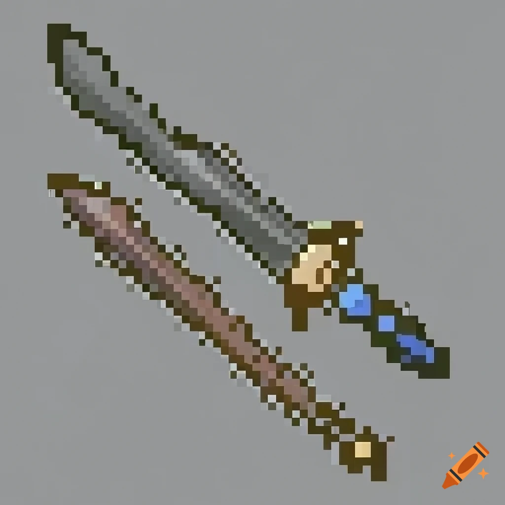 Fantasy rpg weapon sprite on Craiyon