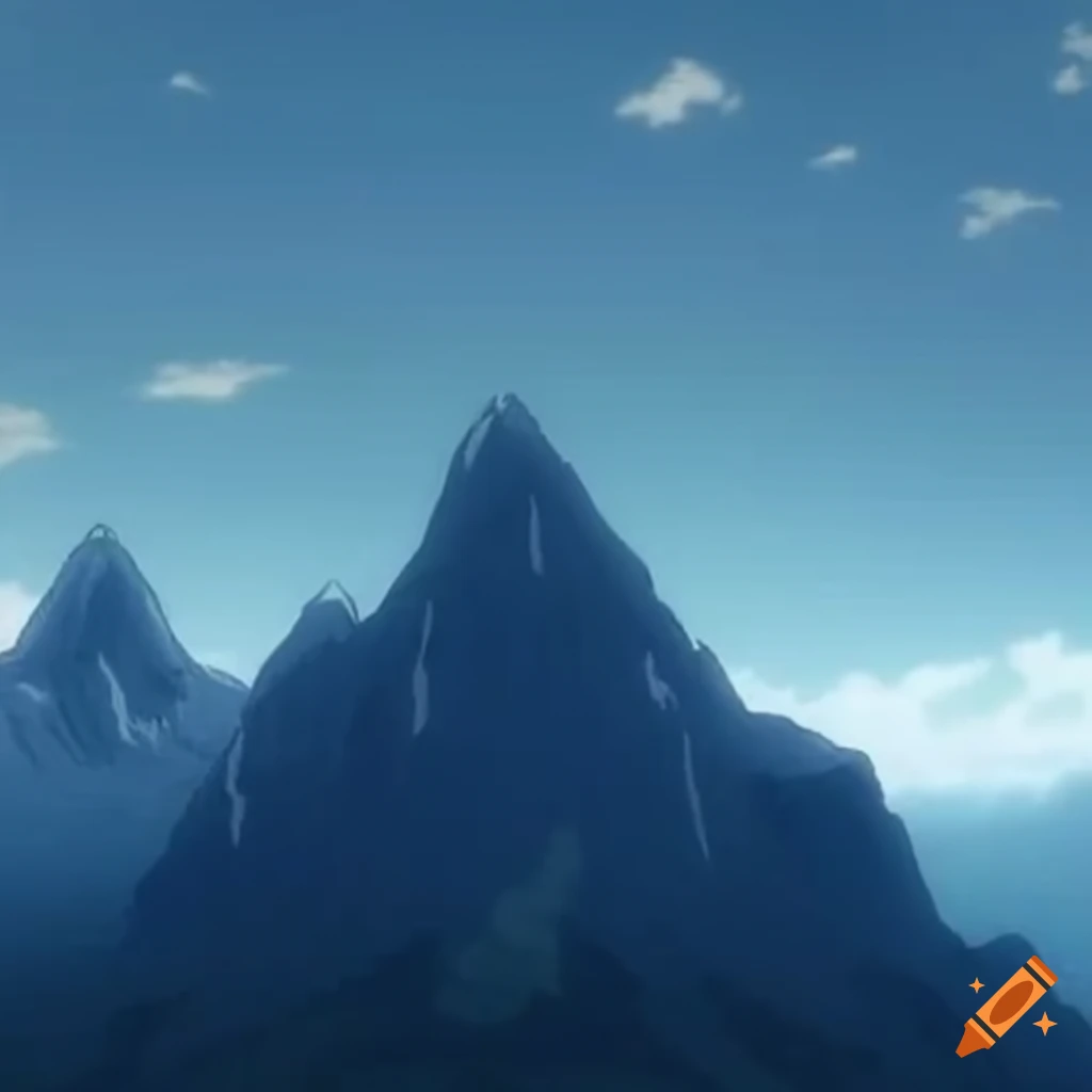 Mountain landscape view on Craiyon