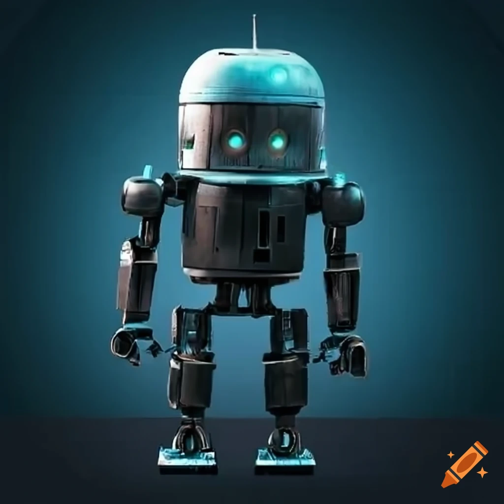 Robot droid on Craiyon