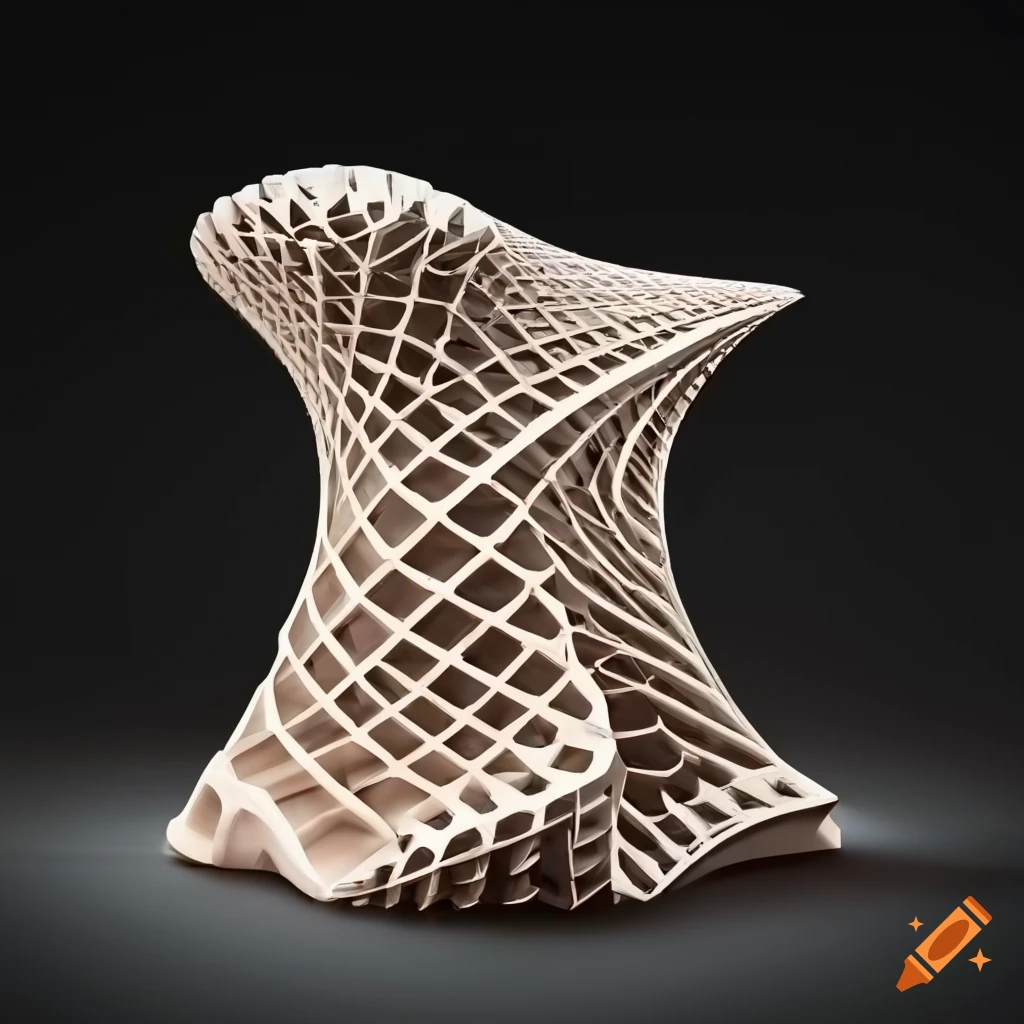 Parametric architecture model on Craiyon
