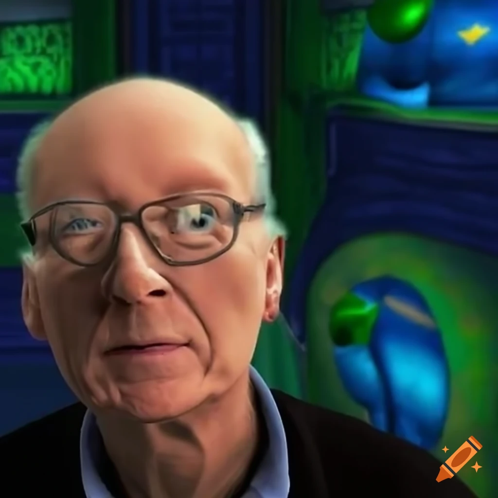 Computer-generated richard whiteley hosting countdown on nintendo 64 on ...