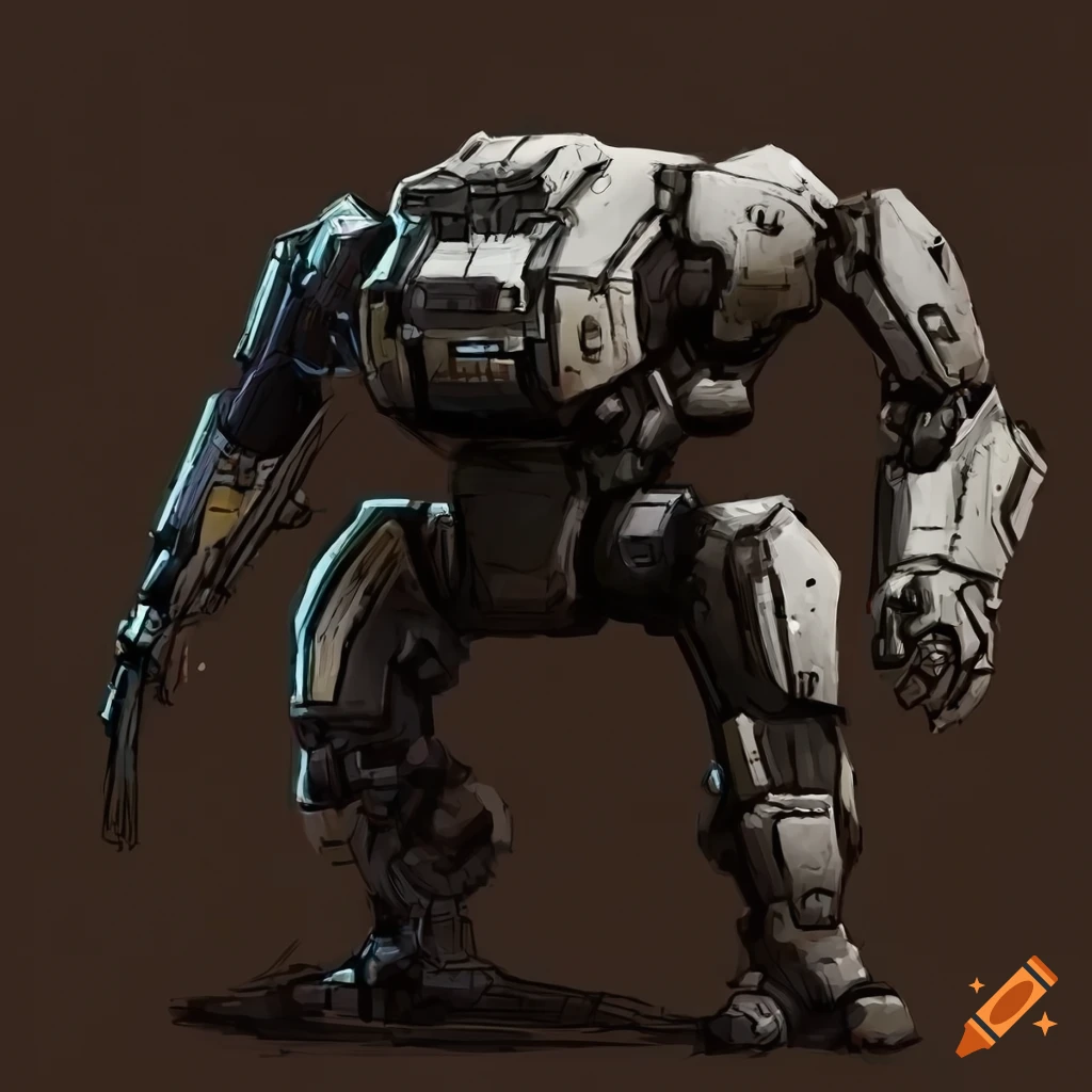 Sci Fi Mech Concept Art On Craiyon