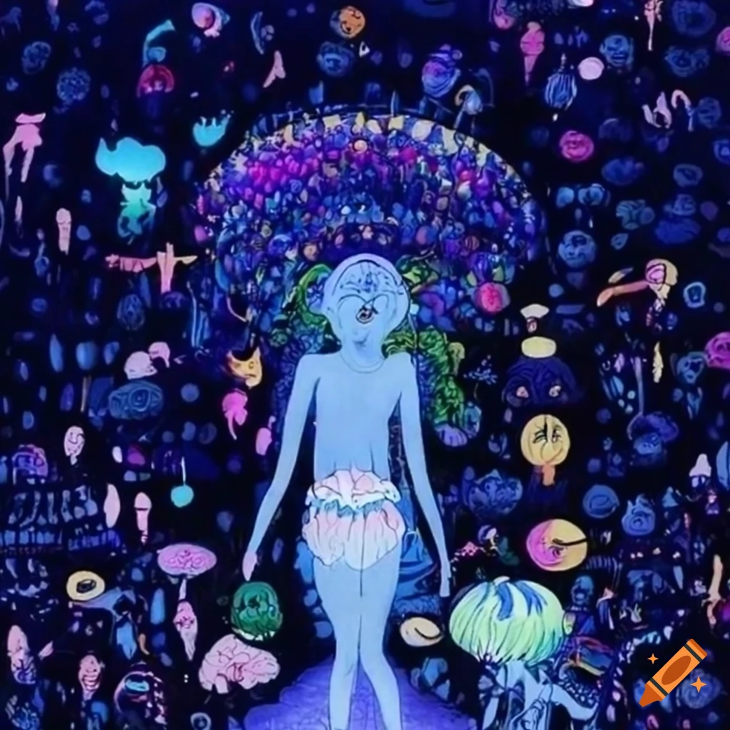 Rebirth of the world by chiho aoshima painting on Craiyon