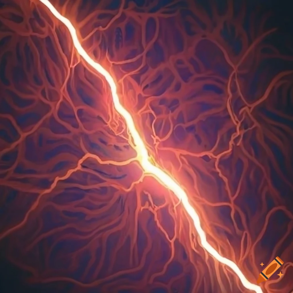 Electric lightning pattern on Craiyon
